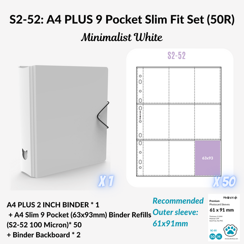 K-KEEP [A4 PLUS] Binder - [2 inch] - [Minimalist Series] - The Most Co ...