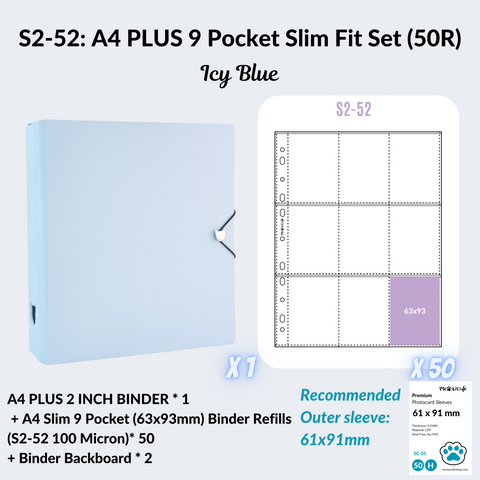 K-KEEP [A4 PLUS] Binder - [2 inch] - [Minimalist Series] - The Most Co ...