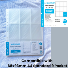 K-KEEP [Binder Backboards] - For [A4 Standard] Binder - 11 Holes Gener ...