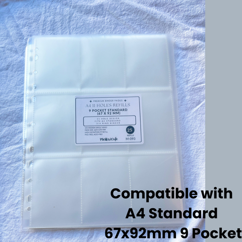 K-KEEP [Binder Backboards] - For [A4 Standard] Binder - 11 Holes Gener ...