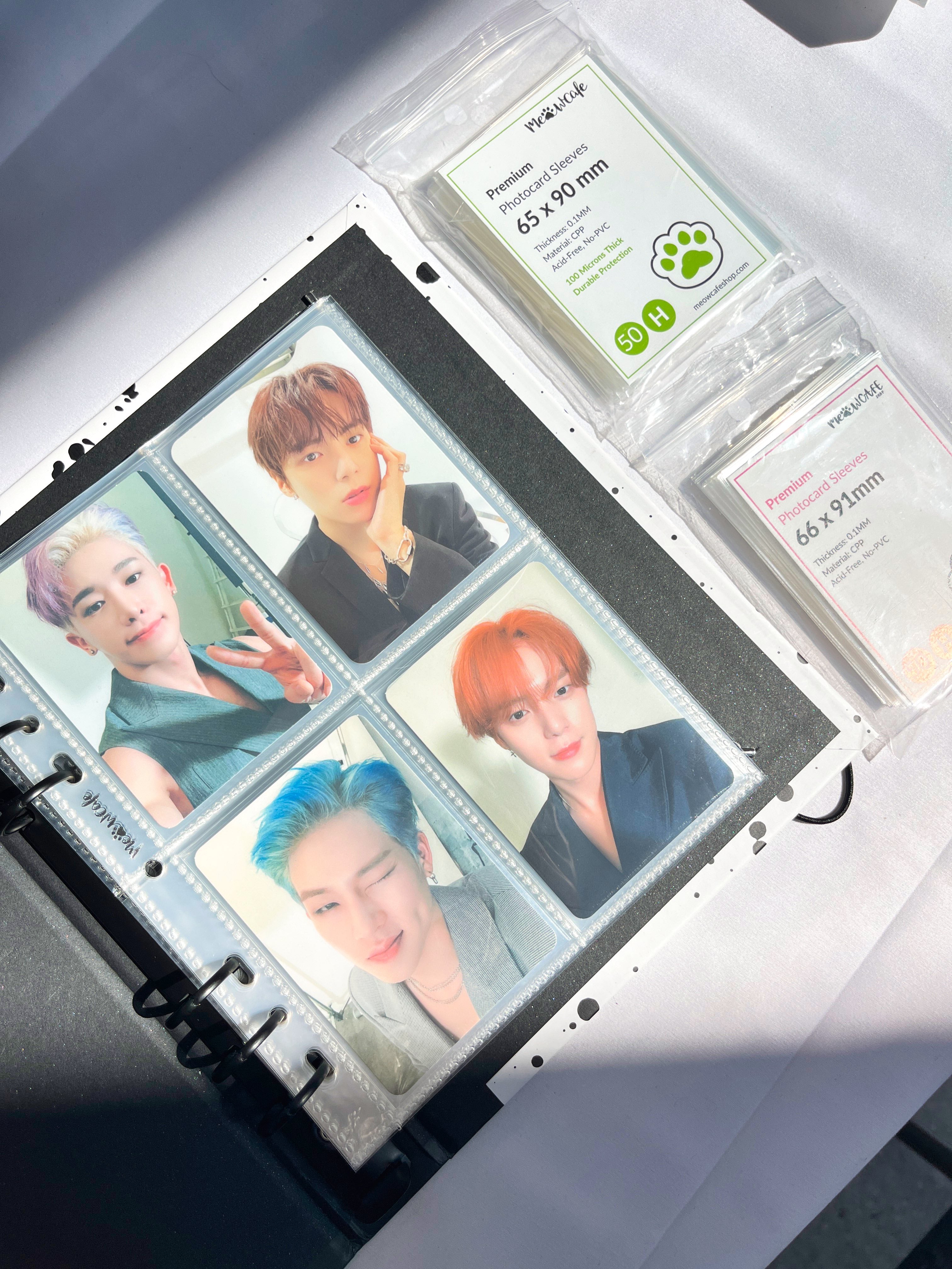[65x90MM] Meowcafe Premium CPP Card Sleeve for Kpop Photocards Perfect ...